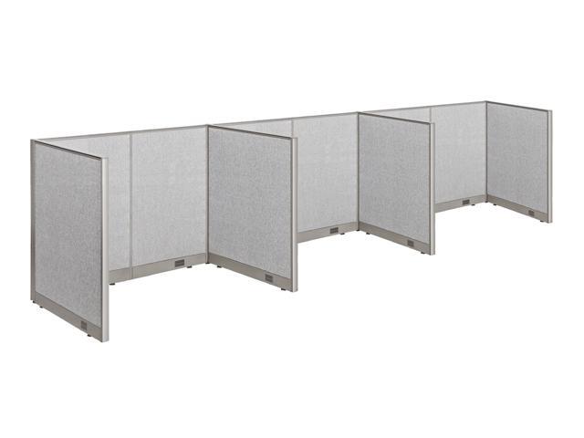 GOF 3 Station 48"H Open Cubicle Office Panel / Workstation / Office ...