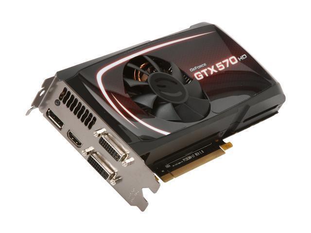Refurbished: EVGA GeForce GTX 500 SuperClocked GeForce GTX 570 (Fermi ...