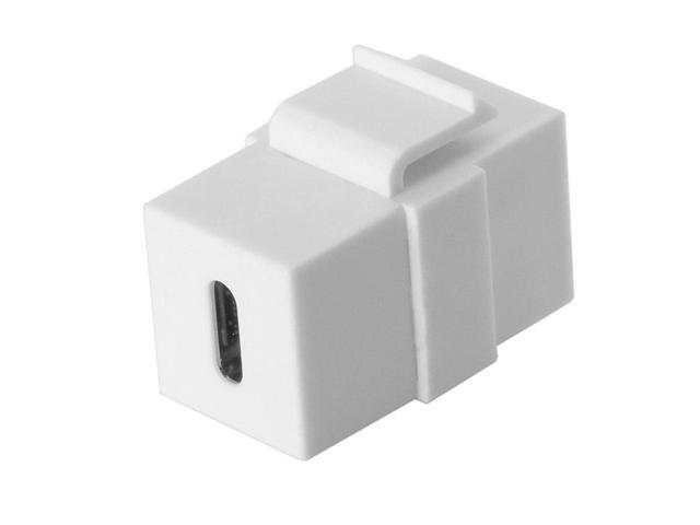 USB C Keystone Jack, USB 3.1 Type-C Connector Keystone Insert Female to ...
