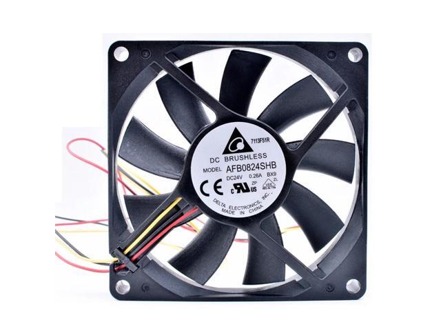 AFB0824SHB 8cm 80x80x15mm 8015 80mm fan DC24V 0.26A 3 lines inverter ...