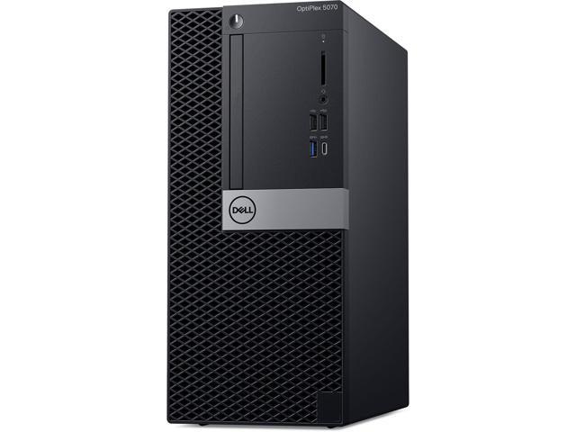 Refurbished: Dell Optiplex 5070 Mini-Tower Desktop, Intel Six Core 9th ...