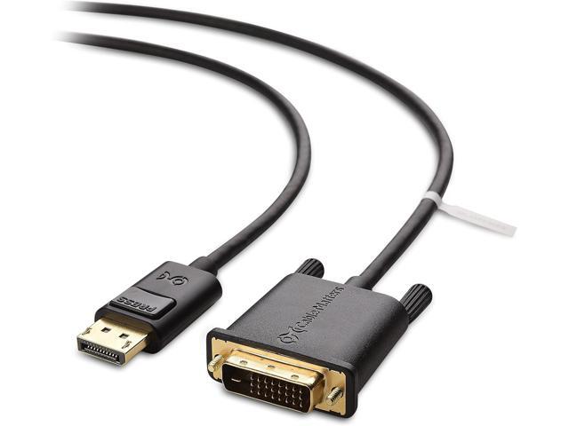 Cable Matters 2-Pack DisplayPort to DVI Cable (DP to DVI Cable) 6 Feet ...
