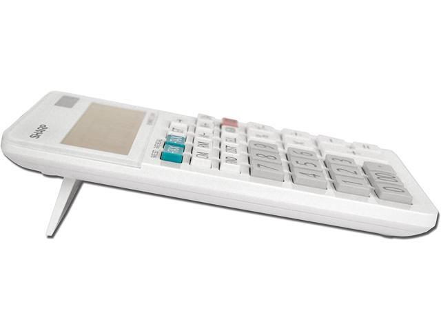 Sharp EL-334W Large Desktop Calculator 12-Digit LCD EL334W - Newegg.com