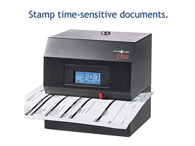 PYRAMID 3700 Time Clock and Document Stamp,Digital, - Newegg.ca