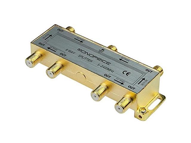 Monoprice 6-Way Coaxial Splitter - Newegg.com