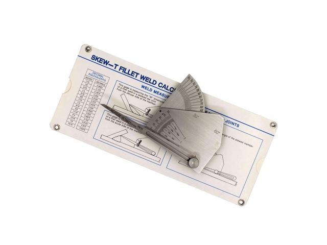 SKEW-T Weld Gauge with Calculator Demonsion of Acute & Obtuse Angle ...