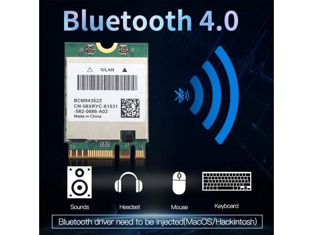 DW1560 BCM94352Z Hackintosh Macos Dual Band Wireless Wlan M.2 NGFF WiFi ...