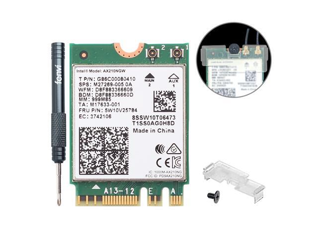 Fenvi Dual Band Wi-Fi 6E AX210 802.11ax WiFi Card 2400Mbps 5Ghz ...