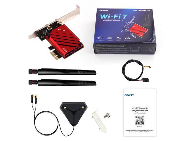 Fenvi FV-BE8800 PRO WiFi 7 BE200 PCIe Network Card, Bluetooth 5.4,Tri ...