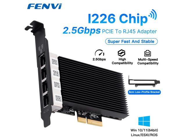 fenvi 4 Port Gigabit NIC for Intel I226 Controller, 2.5GBase-T Network ...