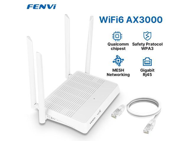 fenvi WiFi 6 AX3000 Router Dual Band Gigabit Wireless Internet Router ...