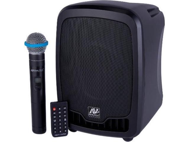 AmpliVox Bluetooth Wireless Portable Media Player Pa System, 36w, Black ...