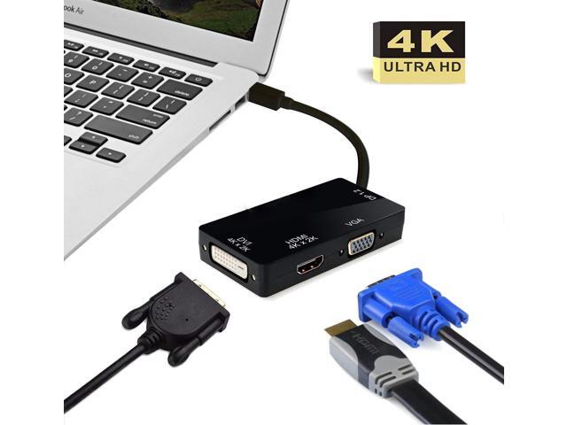 Mini DisplayPort DP to HDMI DVI VGA Adapter, Mini Displayport Converter ...