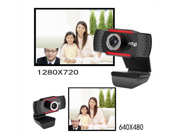 HXSJ S30 720P HD Webcam, USB Webcam for Live Streaming, Desktop and ...
