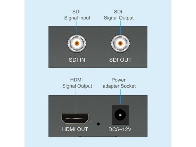 SDI to HDMI, 3G-SDI/HD-SDI/SD-SDI to HDMI Converter Adapter,SDI in HDMI ...