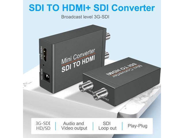 HDMI to SDI Converter HDMI Input to SDI 2 Output Support SD/HD/3G-SDI ...