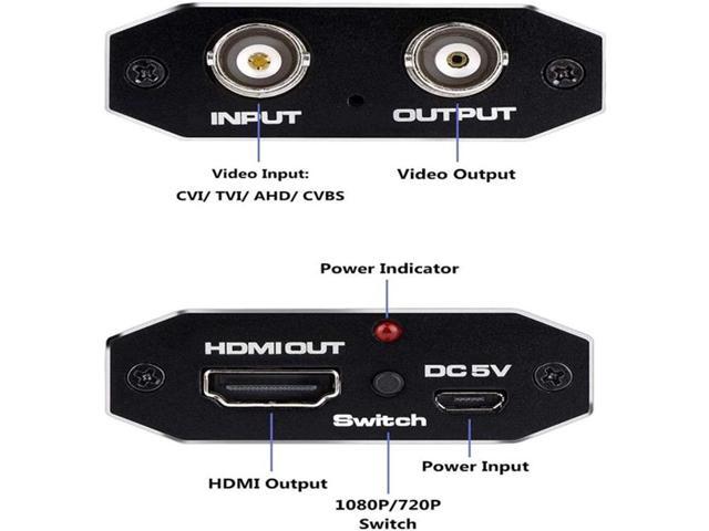 ESTONE 4K TVI/CVI/AHD to HDMI Converter Adapter Convert , Full HD 4K ...
