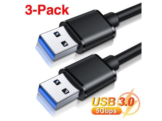 [10Ft, 3-Pack] USB3.0 Extension Cable for Smart TV PS4 Xbox One SSD USB ...