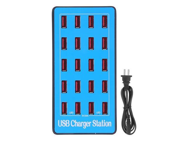 100w 20(20A) Port, USB Fast Charging Station,Travel Desktop USB Rapid ...