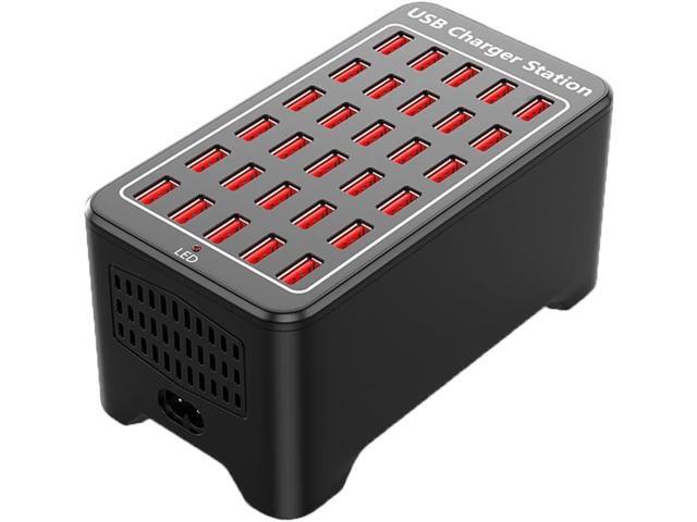 150w 30(30A) Port, USB Fast Charging Station,Travel Desktop USB Rapid ...