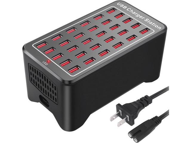 Multiple USB Charger,30 Ports USB Charging Station,150W Multi-Port USB ...