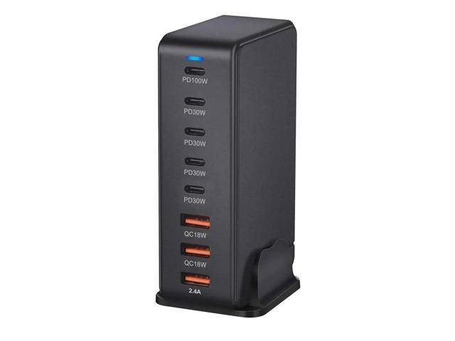 ESTONE USB C Charger, Charger GaN 268W, QC4.0 Fast Compact Desk Charger ...