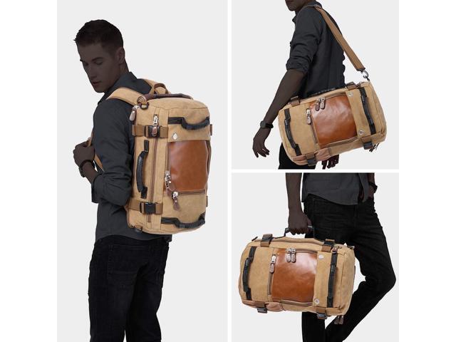 KAKA Backpack Fashion Unisex Travel Backpack Convertible Carry-On Bag ...