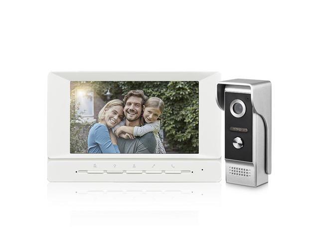 7inch colour TFT-LCD Night vision indoor Intercom Monitor unlock ...