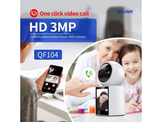 One click video call with 2.8" Screen 3MP indoor Visual smart WiFi ...