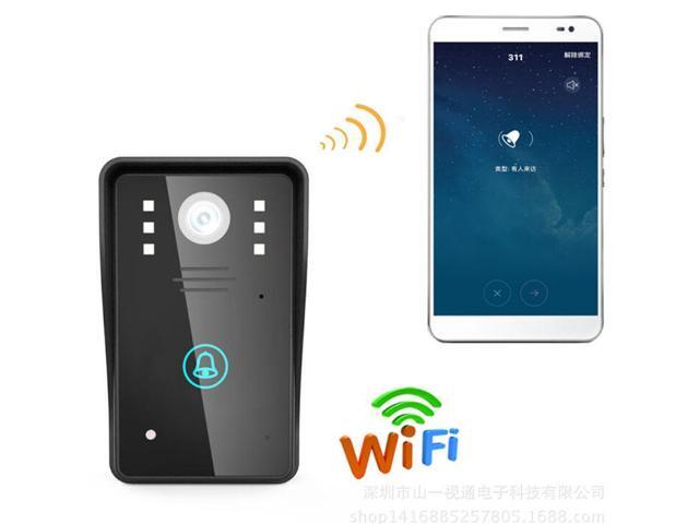 720P Smart wireless wifi or RJ45 video intercom doorbell video remote ...