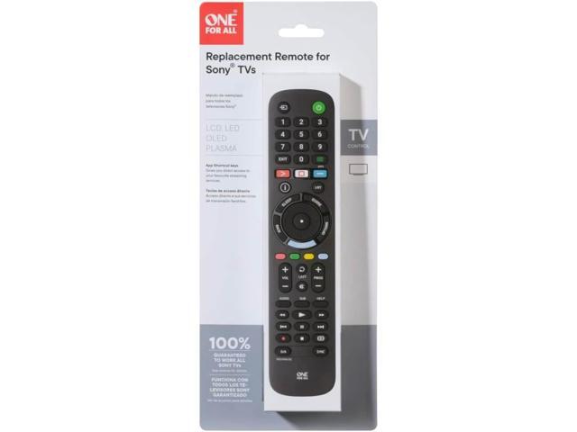 Universal Electronics URC4812 One For All Sony TV Replacement Remote for TV, Smart TV, Sound Bar ...