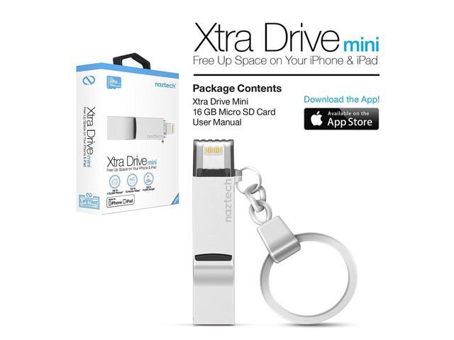 Naztech 14208 Xtra Drive Mini MFi Lightning - Silver - Newegg.com