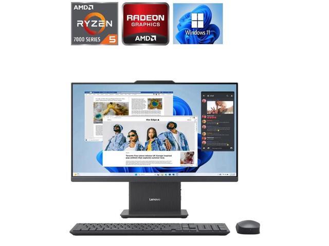 Lenovo IdeaCentre All-in-One Desktop PC|23.8" Full HD Display| AMD ...