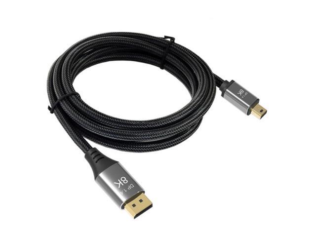 Xiwai 200CM DisplayPort DP1.4 Cable 8K 60hz Ultra-HD UHD 4K 144hz Mini ...