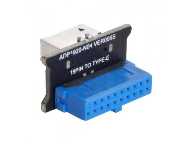 Cablecc Vertical USB 3.1 Front Panel Socket Key-A Type-E to USB 3.0 ...