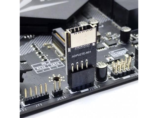 Cablecc USB 3.1 Front Panel Socket Key-A Type-E to USB 2.0 9Pin 10Pin ...