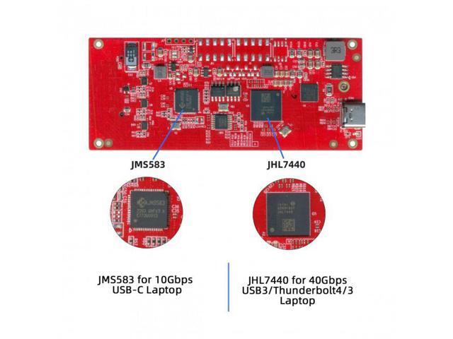 CY Type-C USB4 40Gbps to PCI-E SSD Nvme NGFF M-key Convert Card Cable ...