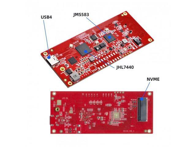 CY Type-C USB4 40Gbps to PCI-E SSD Nvme NGFF M-key Convert Card Cable ...
