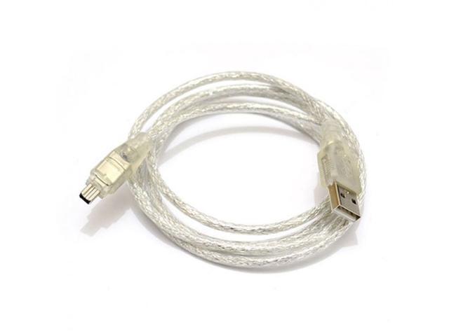 Cablecc USB Male to Firewire IEEE 1394 4 Pin Male iLink Adapter Cord ...