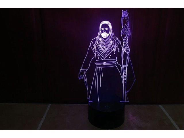 Creative Gifts World of Warcraft 3D illusion Colorful LED Visual Night ...