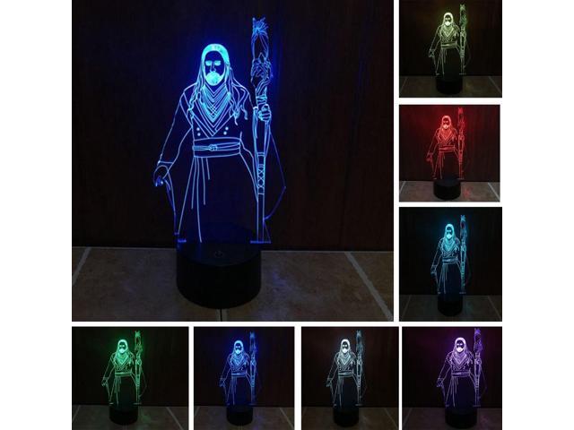 Creative Gifts World of Warcraft 3D illusion Colorful LED Visual Night ...