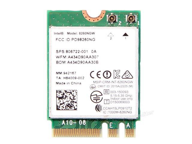 New Intel 8260NGW 8260 Wireless-AC NGFF 867M Dual Band Bluetooth 4.2 ...