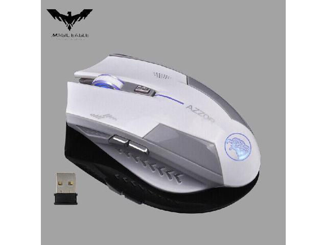 2.4GHz Wireless Rechargeable 2400DPI Magic Hawk X3 6 Buttons Usb Gaming ...
