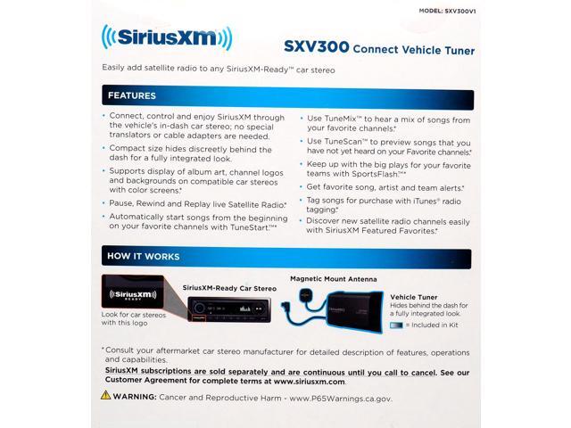 Sirius SXV300 Connect Vehicle Tuner - Newegg.com