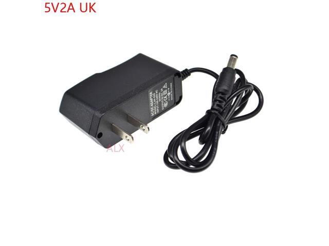 DC 5V2A 5V 2A Power Supply Adapter UK PLUG 100V-240V 220V AC TO DC ...