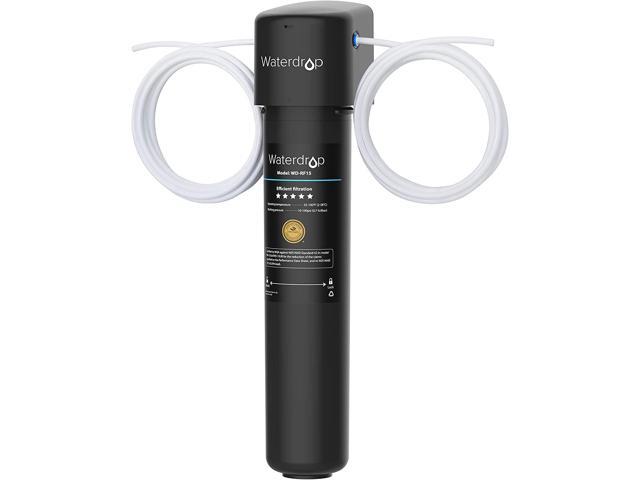 Waterdrop 15UC Exterior Refrigerator Water Filter, Inline Water Filter ...