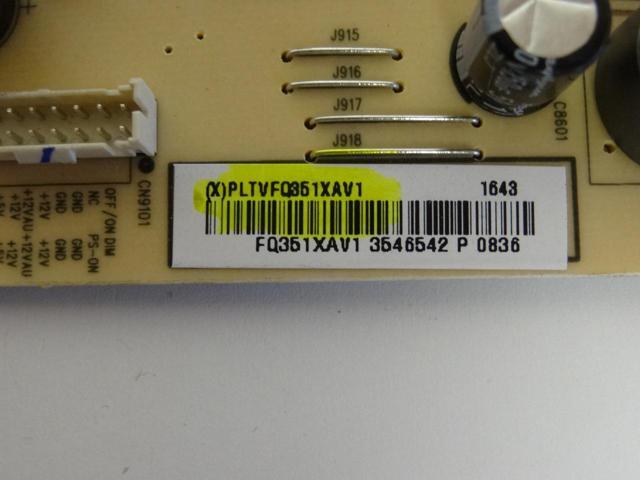 Sharp LC-43LB481U Power Supply 715G6934-P01-005-003M PLTVFQ351XAV1 ...