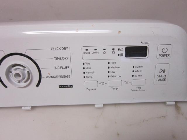 Used - Like New: Samsung DVE45T3200W/A3-00 Dryer Control Panel Assembly ...