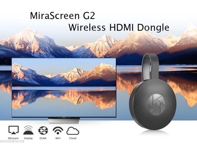 MiraScreen G2 2.4GHz Wireless HDMI Dongle Adapter USB for HDTV Display ...
