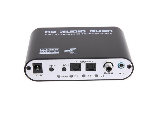 5.1 CH Digital Audio Decoder SPDIF Coaxial DTS AC3 DTS/AC-3 to 5.1 Analog Decoder Converter ...